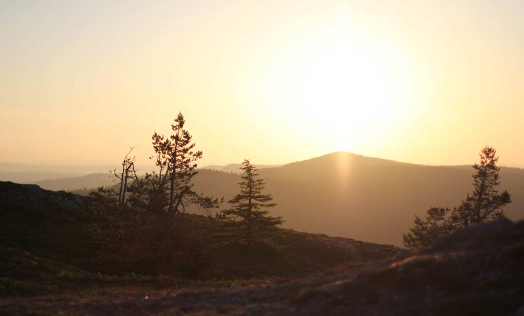 Hiking Under Midnight Sun - Ruka Adventures