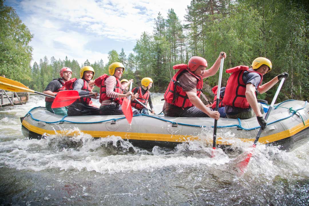 River Rafting on the Family Route - Ruka Adventures